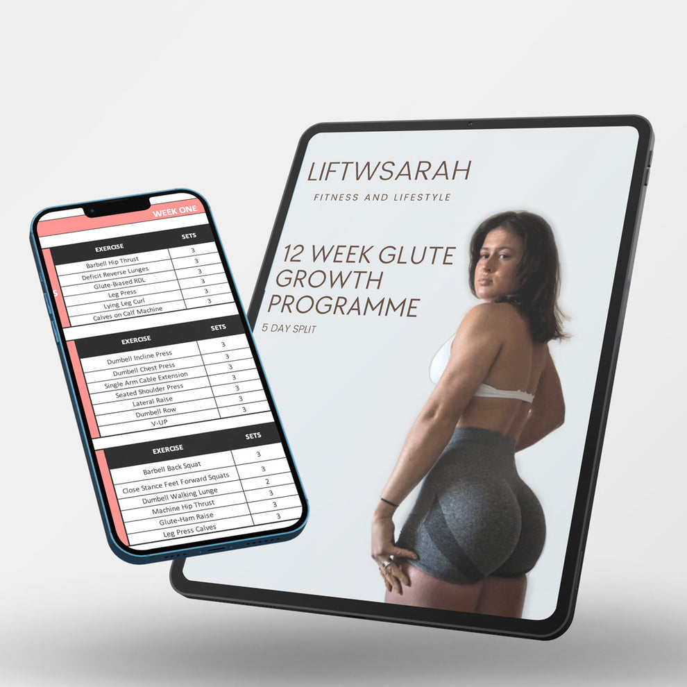 12 Week Glute Program - PDF Guide – liftwsarah